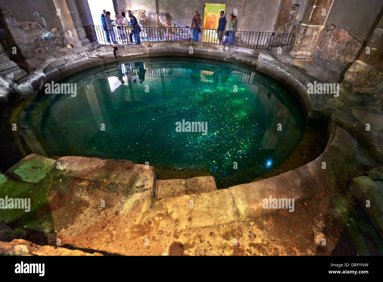 The Roman Baths complex is a site of historical interest in the English ...