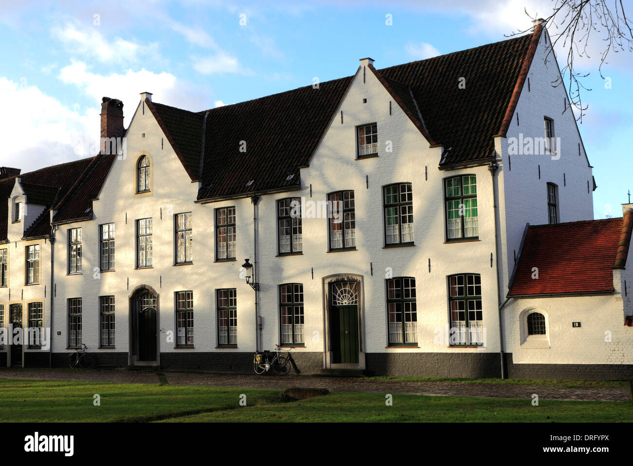 Buildings of the Beguinage Convent, Bruges City, West Flanders, Flemish ...