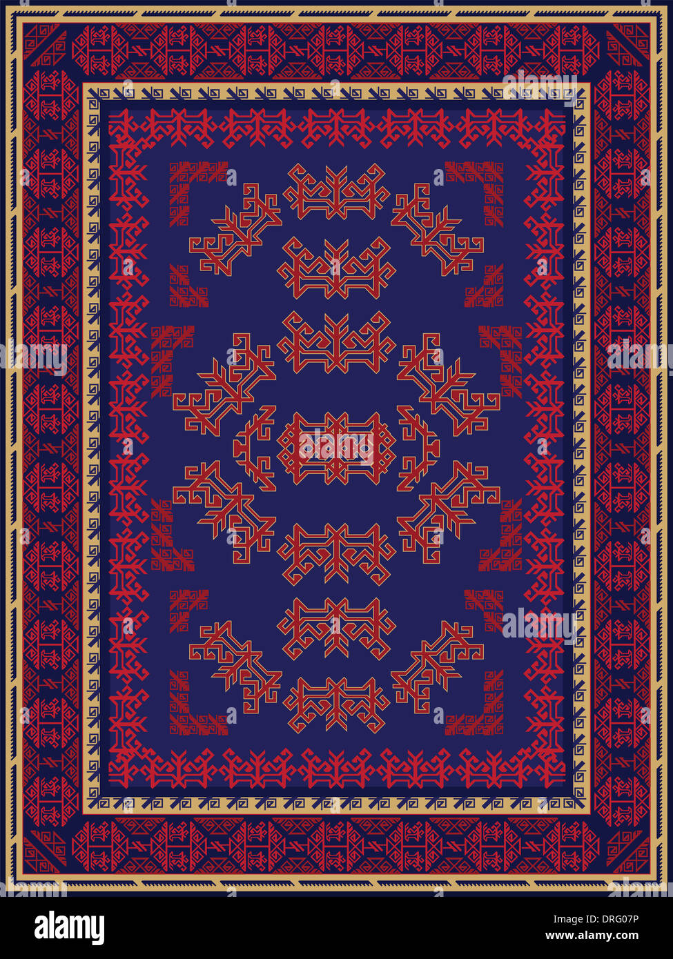 Blue and Red Carpet Stock Photo - Alamy