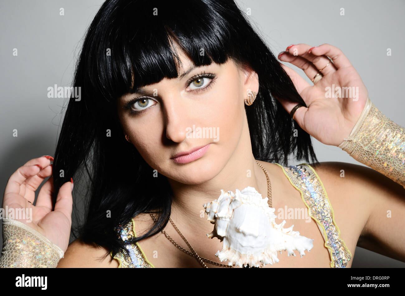 Preening woman hi-res stock photography and images - Alamy