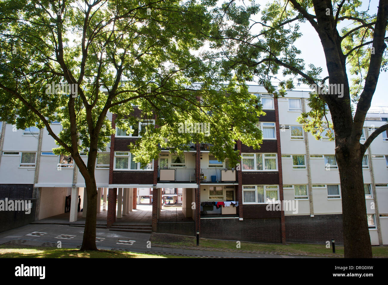 Brent Housing Association block of flats in Wembley, north west london ...
