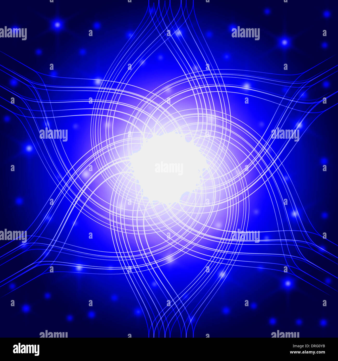 Abstract blue background with light flare Stock Photo - Alamy