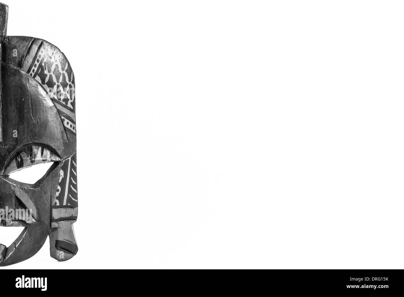 Primitive face mask Black and White Stock Photos & Images - Alamy