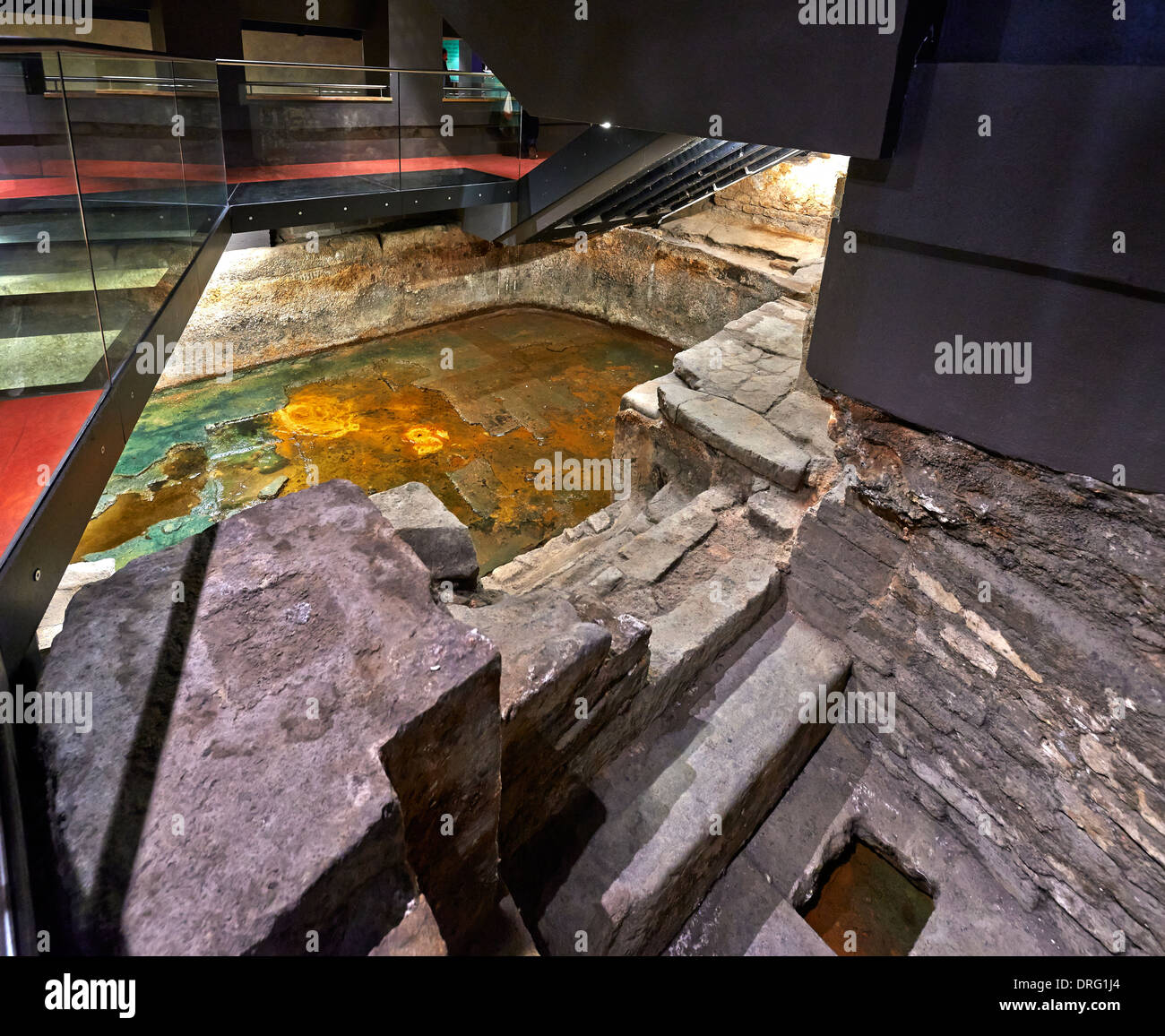 The Roman Baths complex is a site of historical interest in the English ...