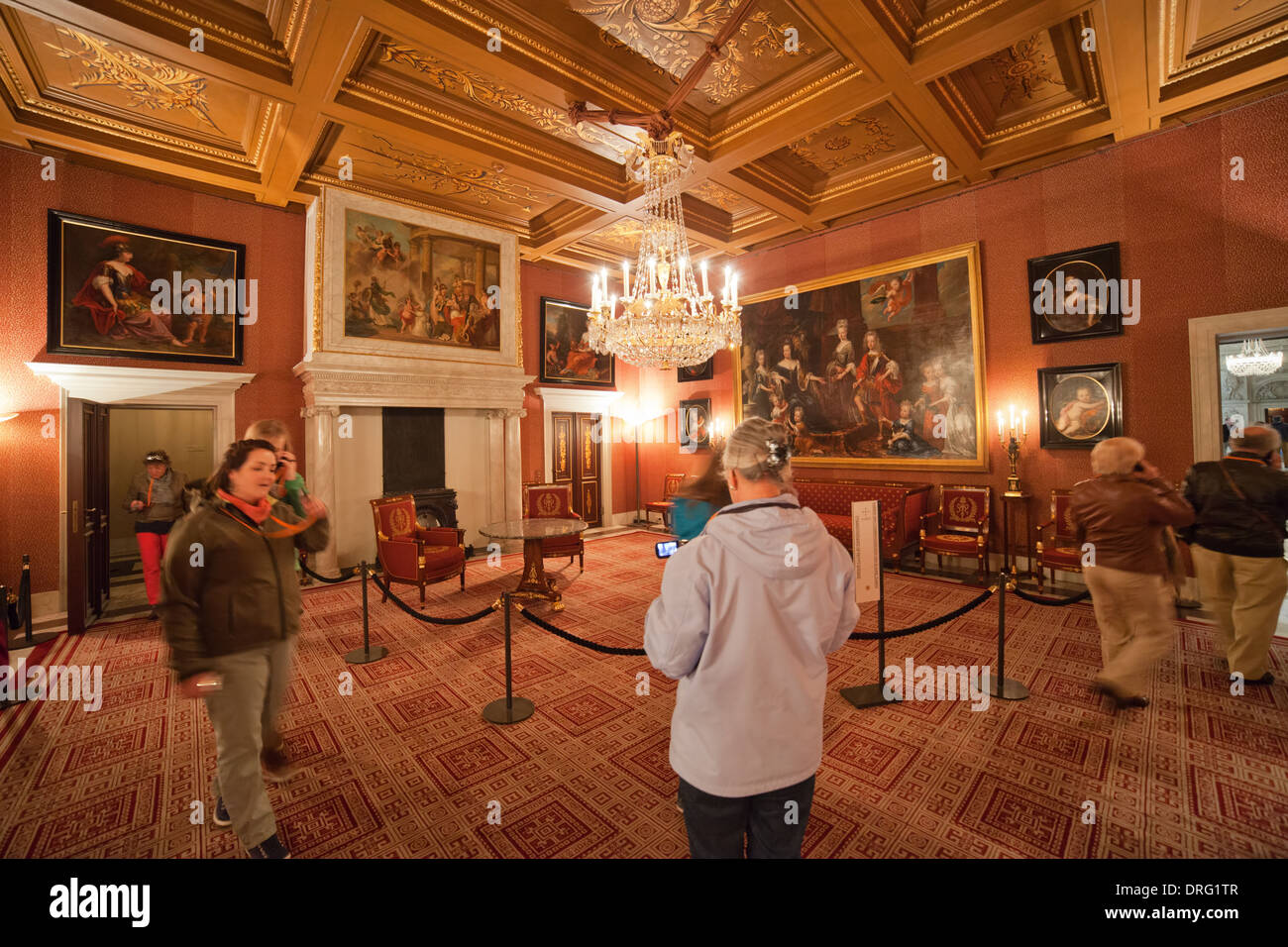 Chamber in the Royal Palace (Dutch: Koninklijk Paleis) in Amsterdam ...
