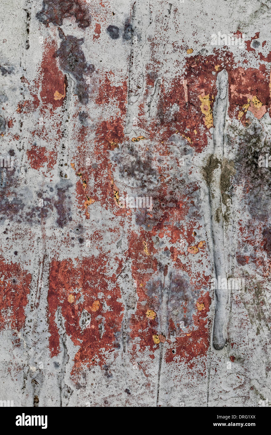 India, Rajasthan, Pushkar, plaster wall grunge Stock Photo - Alamy