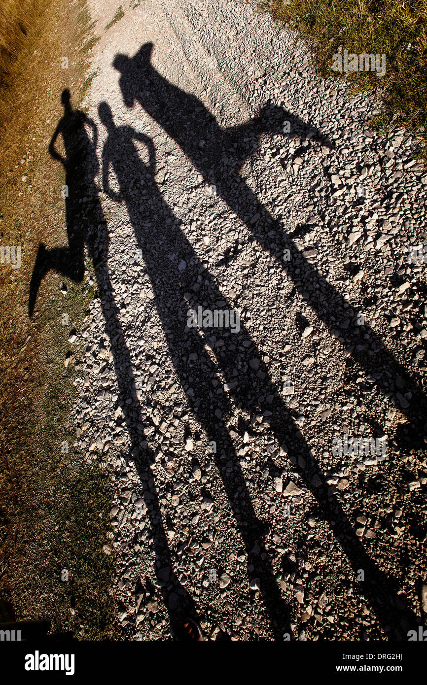 Tall shadows people hi-res stock photography and images - Alamy