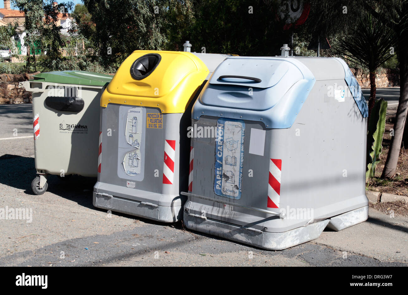 Recycling bins spain hi-res stock photography and images - Alamy