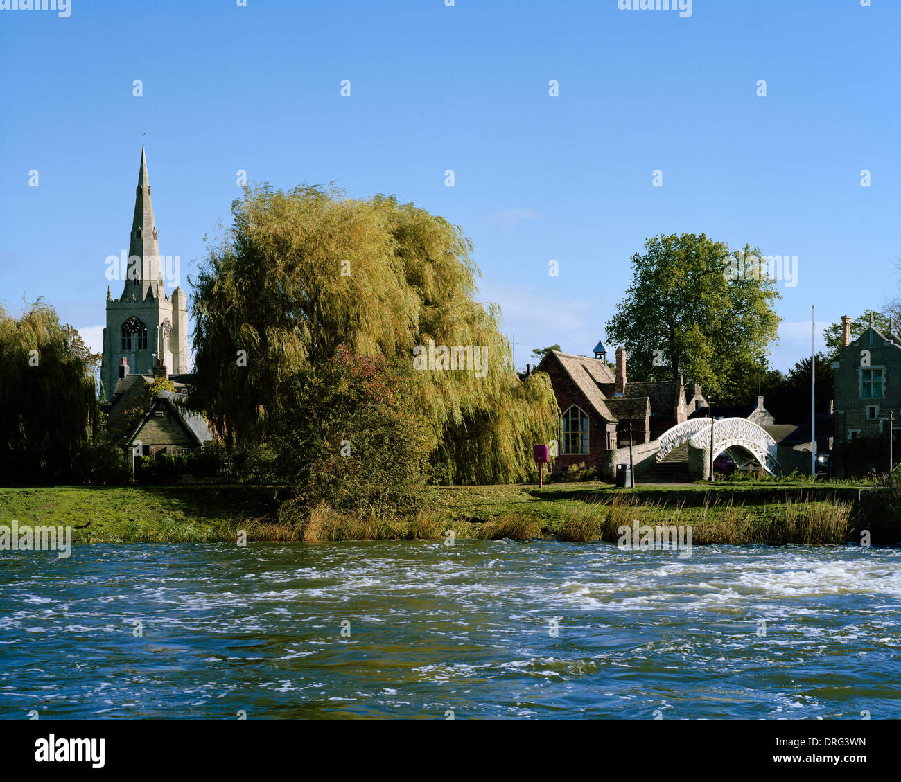 River Great Ouse at Godmanchester Cambridgeshire Stock Photo - Alamy