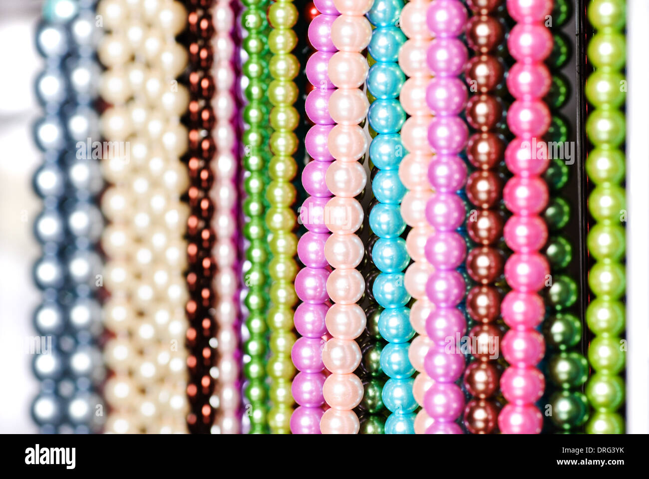 Strands of black beads hi-res stock photography and images - Alamy