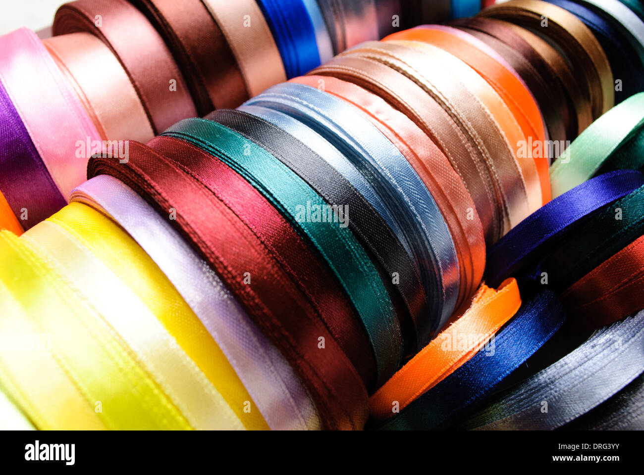 Vibrant coloured ribbon hi-res stock photography and images - Alamy