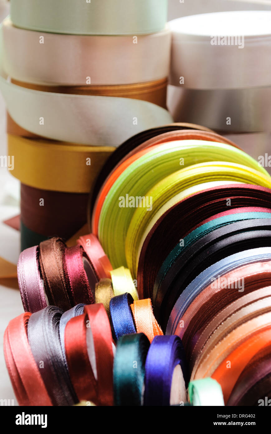 Vibrant coloured ribbon hi-res stock photography and images - Alamy