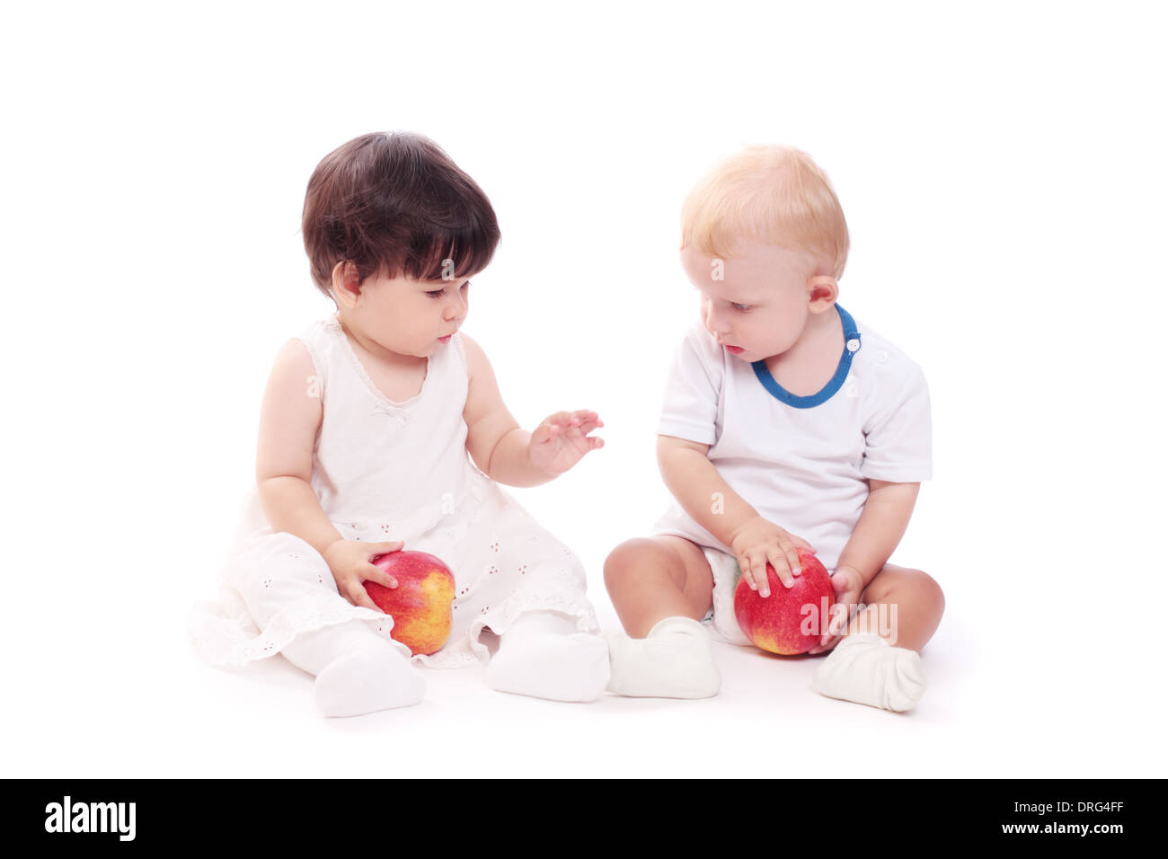 children with apple Stock Photo - Alamy