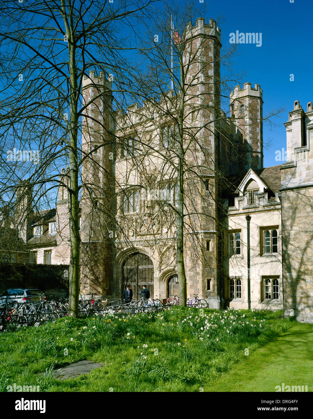 Trinity college gatehouse cambridge england hi-res stock photography ...