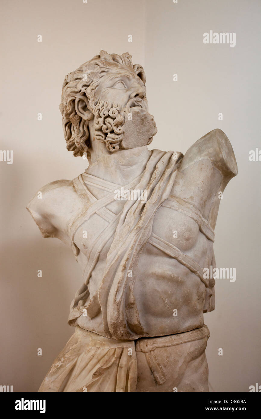A Roman copy of a second century BCE Hellenistic original Statue of ...