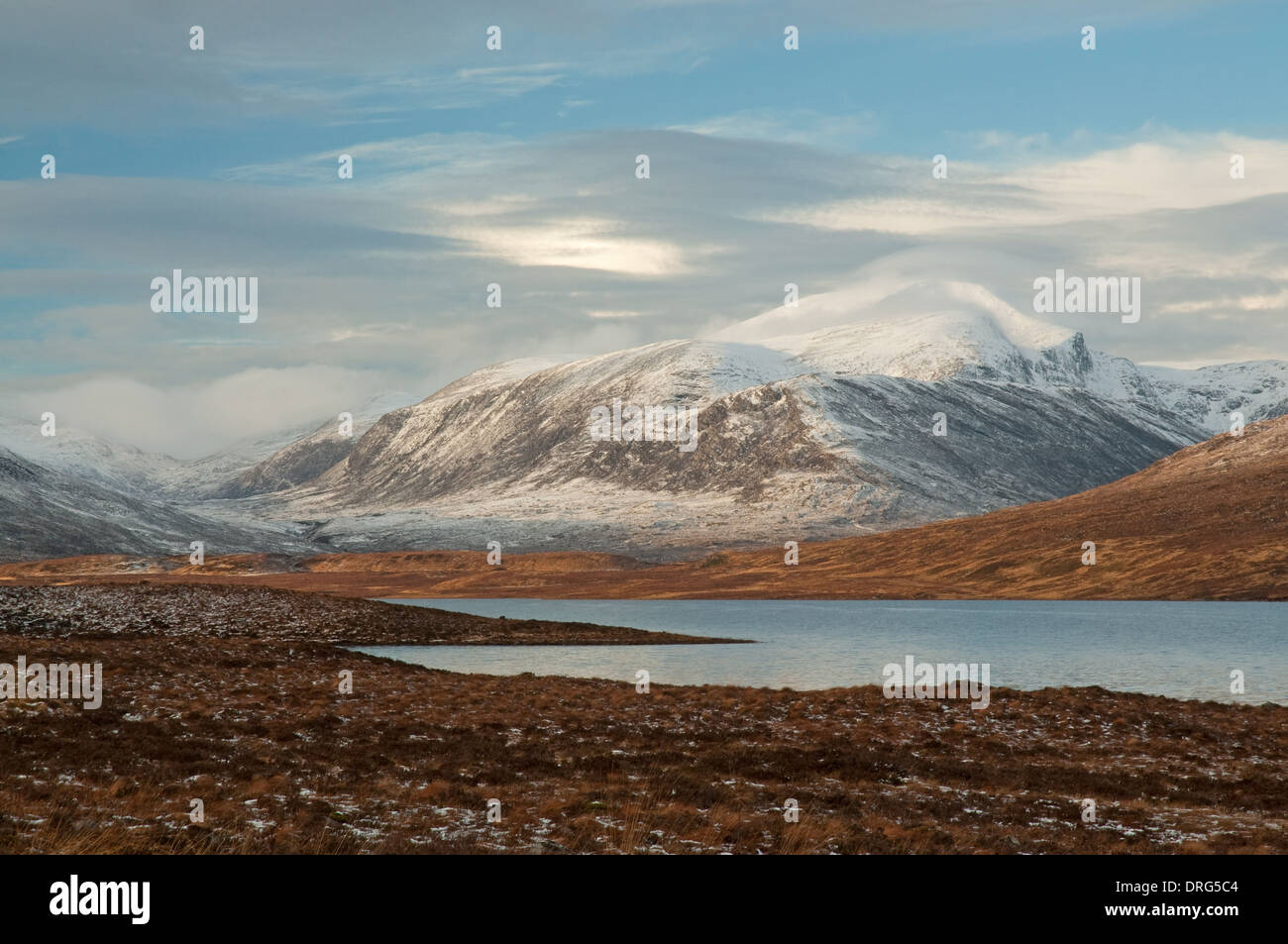 Beinn Dearg and Loch Glascarnoch Stock Photo - Alamy