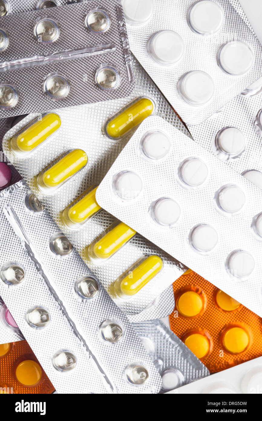 The variety of tablets Stock Photo - Alamy