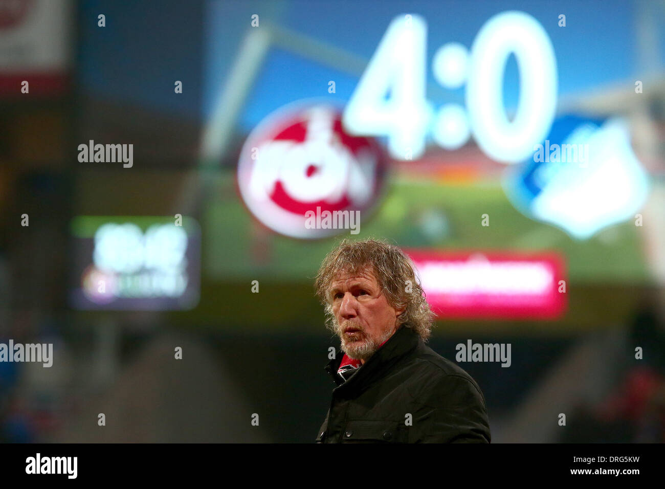 Nuremberg, Germany. 25th Jan, 2014. Nuremberg's coach Gertjan Verbeek ...