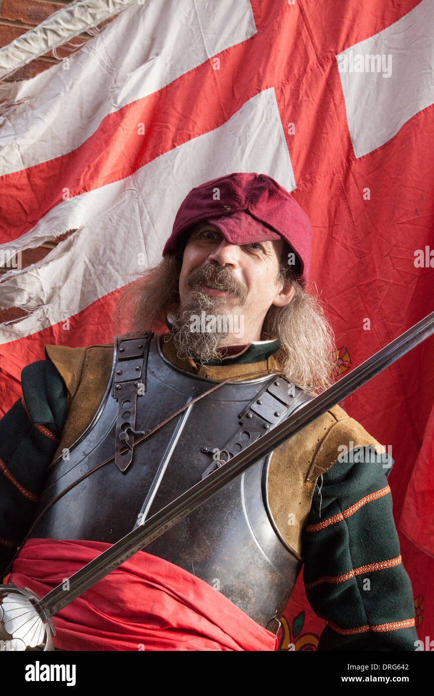 English civil war army flag hi-res stock photography and images - Alamy