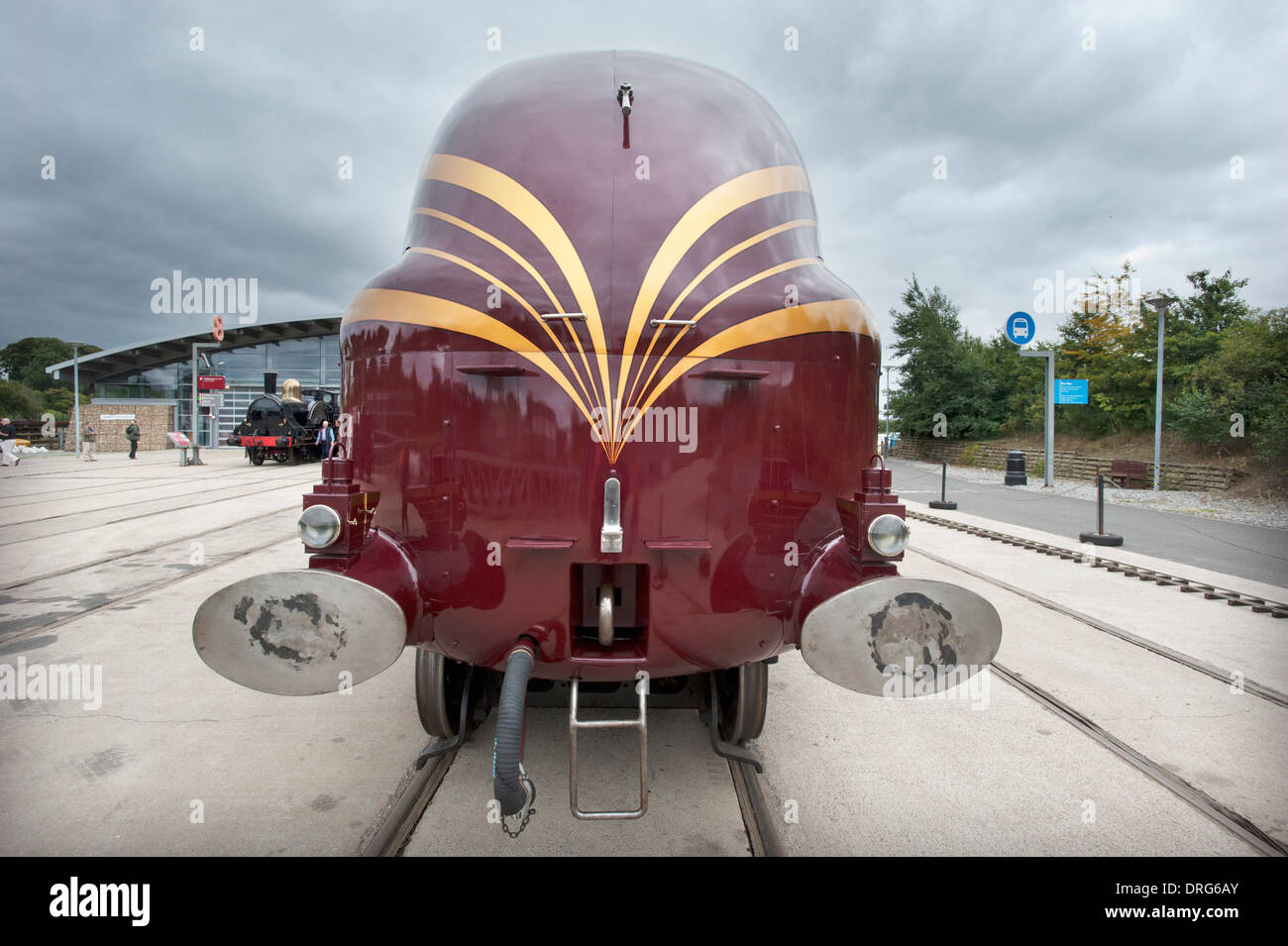 Steam Locomotive Number 6229 "Duchess of Hamilton" stands outside the ...
