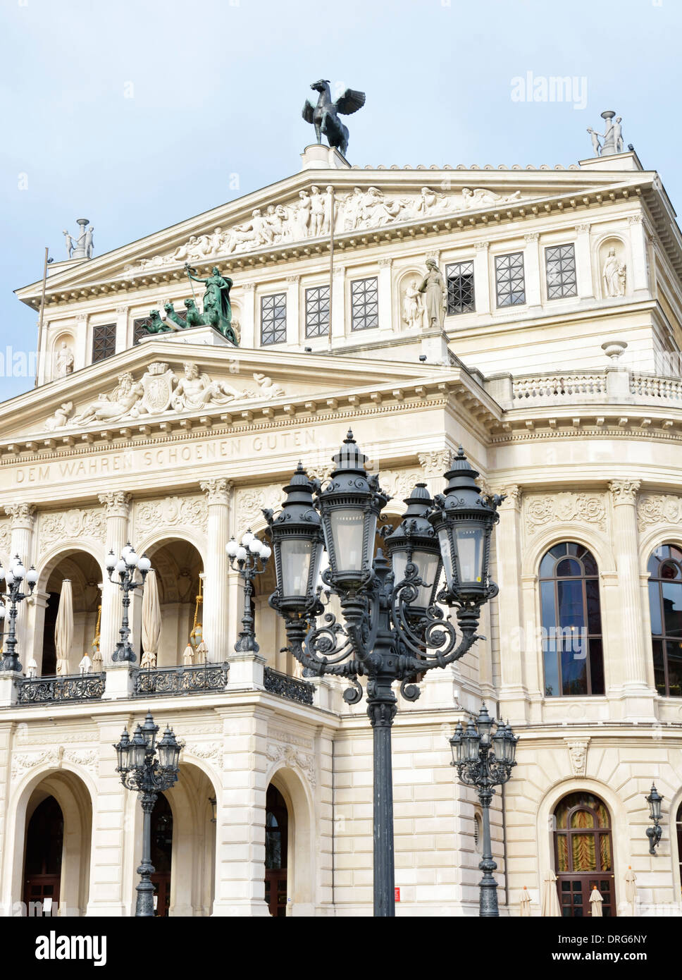 The historic opera house of Frankfurt (Germany Stock Photo - Alamy
