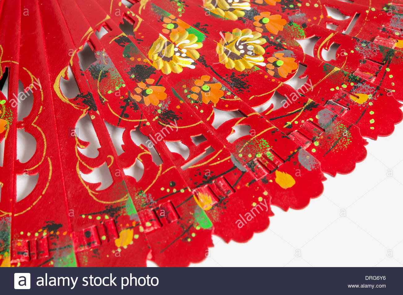Traditional Spanish Flamenco Hand Fan High Resolution Stock Photography ...