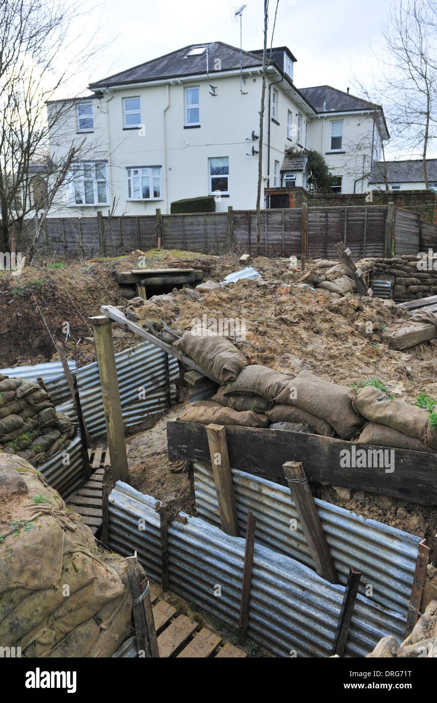 Trench system ww1 hi-res stock photography and images - Alamy