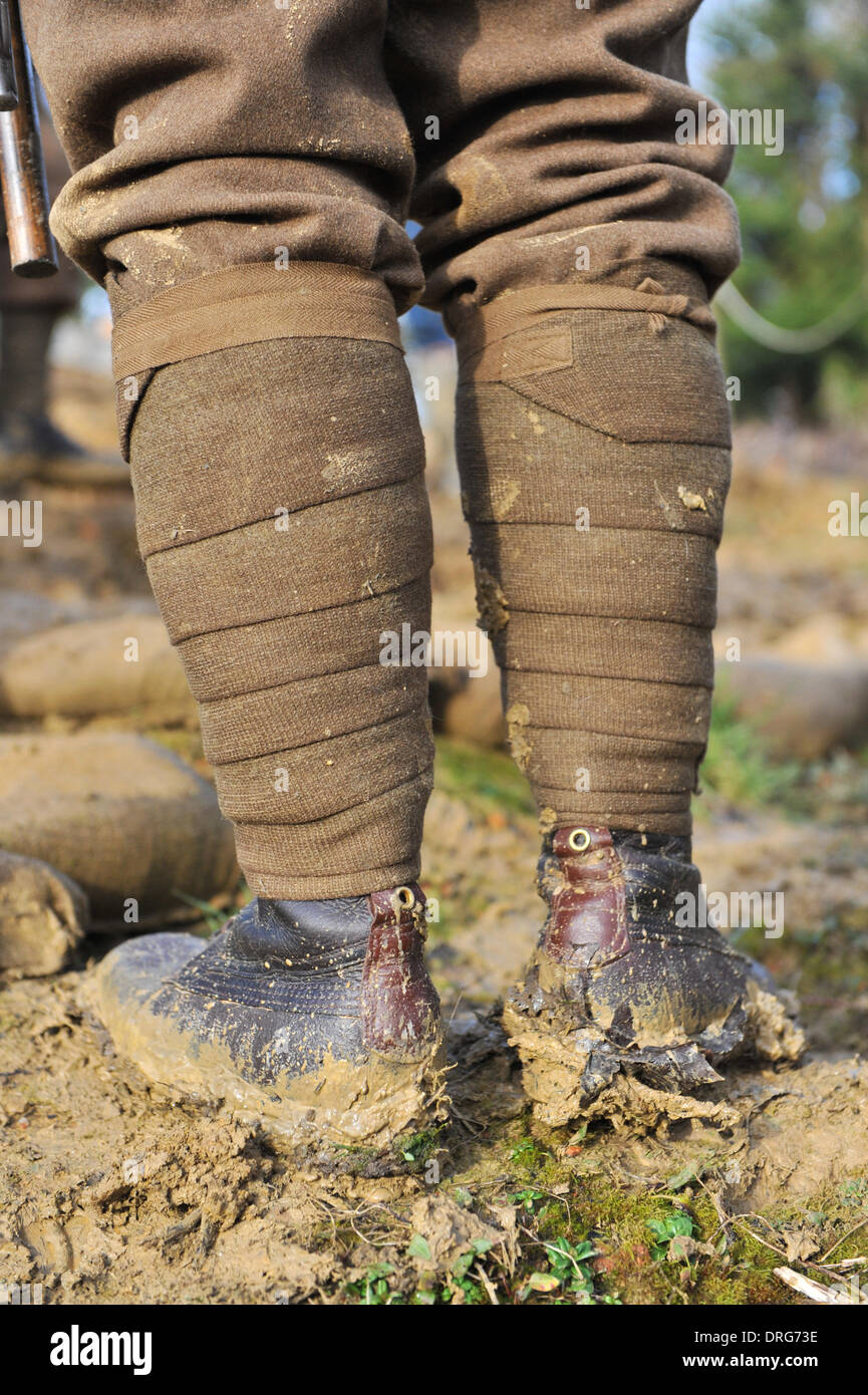 Ww1 boots hi-res stock photography and images - Alamy