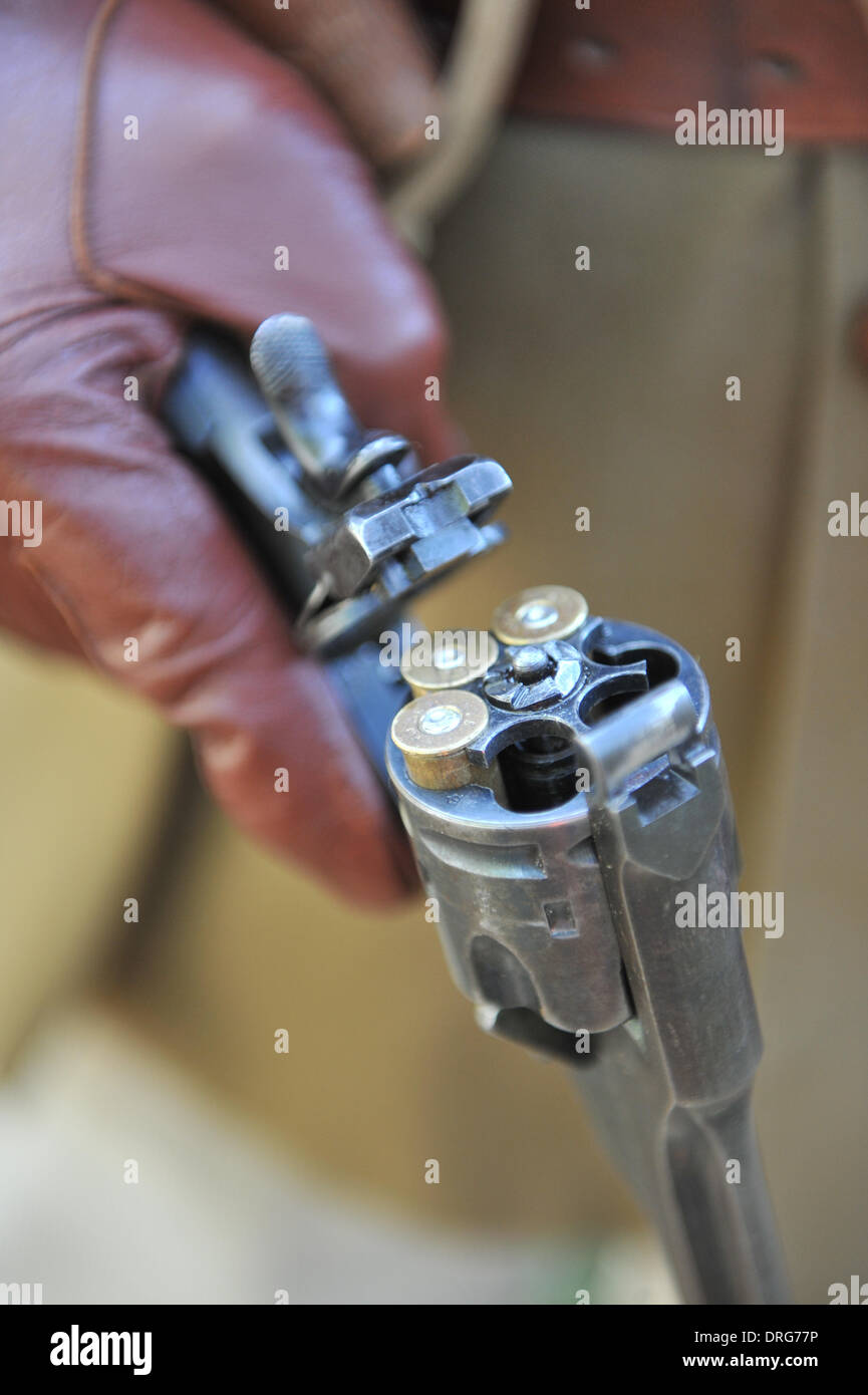 Webley revolver ww1 hi-res stock photography and images - Alamy