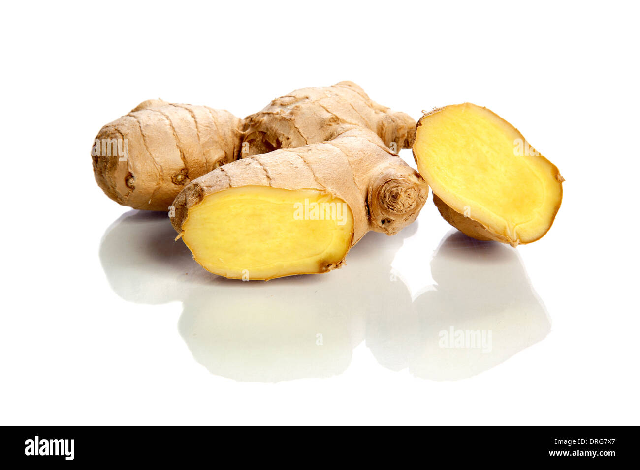 Ginger Isolated on White Background Stock Photo - Alamy