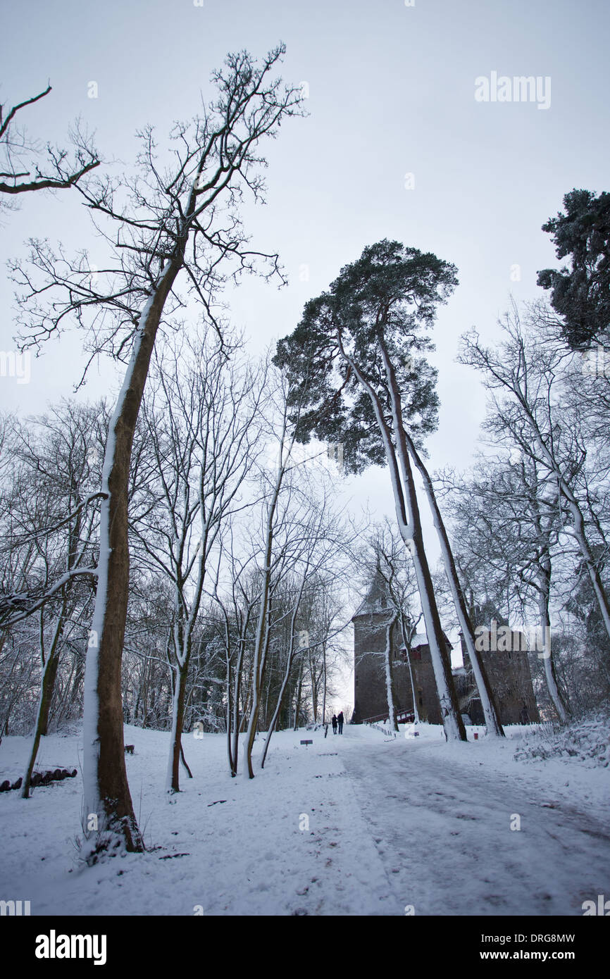 Castell coch snow hi-res stock photography and images - Alamy
