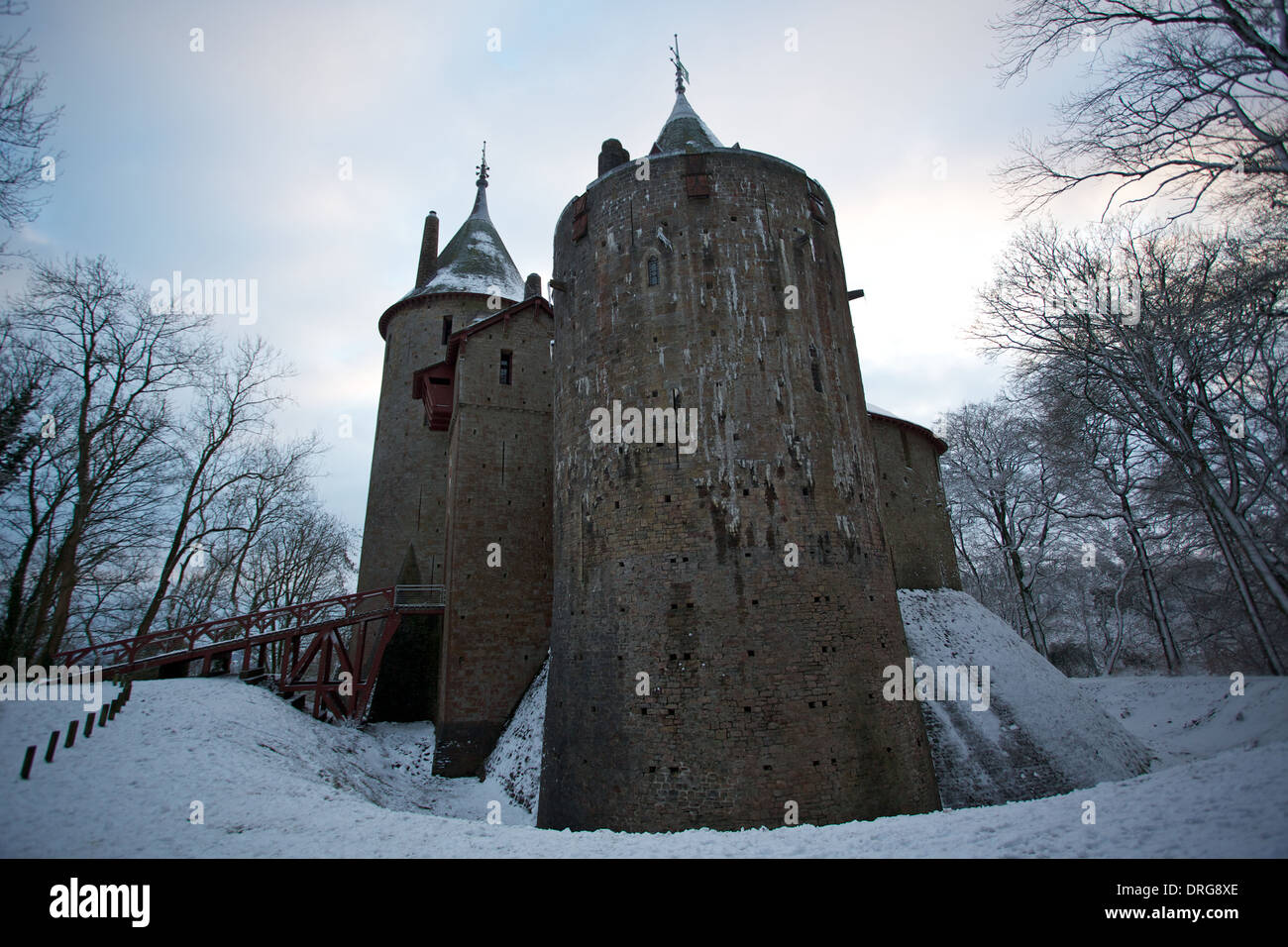 Castell coch snow hi-res stock photography and images - Alamy
