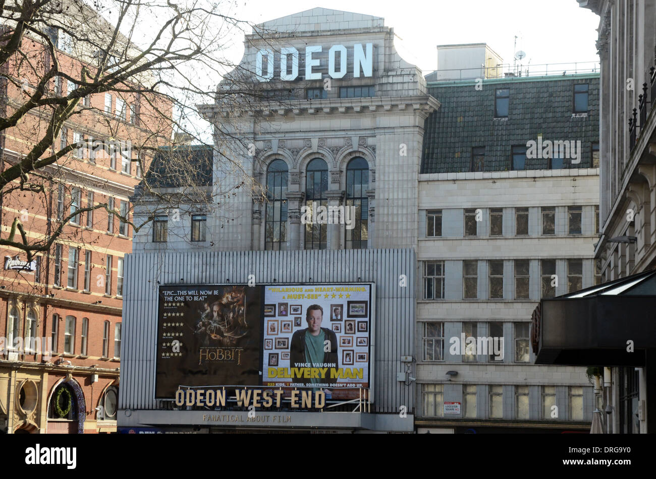 Odeon building due for demolition Leicester Square London 25/01/2014 ...