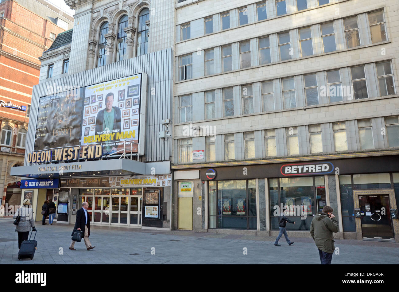 Odeon building due for demolition Leicester Square London 25/01/2014 ...
