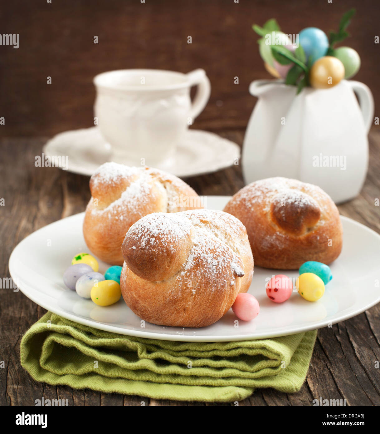 Traditional Easter bird bun Stock Photo - Alamy