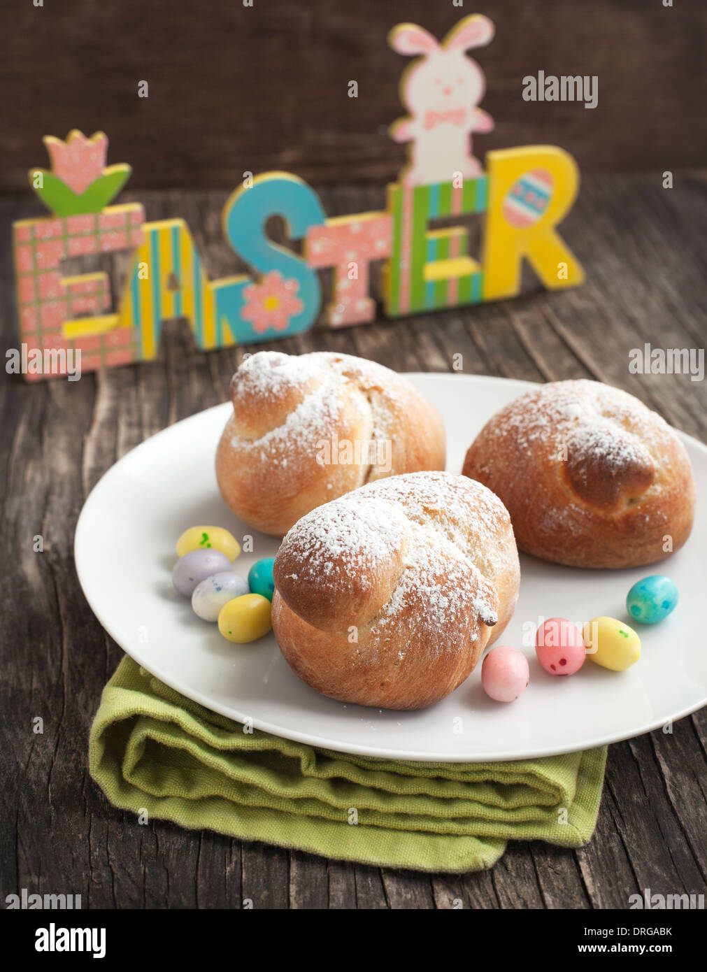 Traditional Easter bird bun Stock Photo - Alamy
