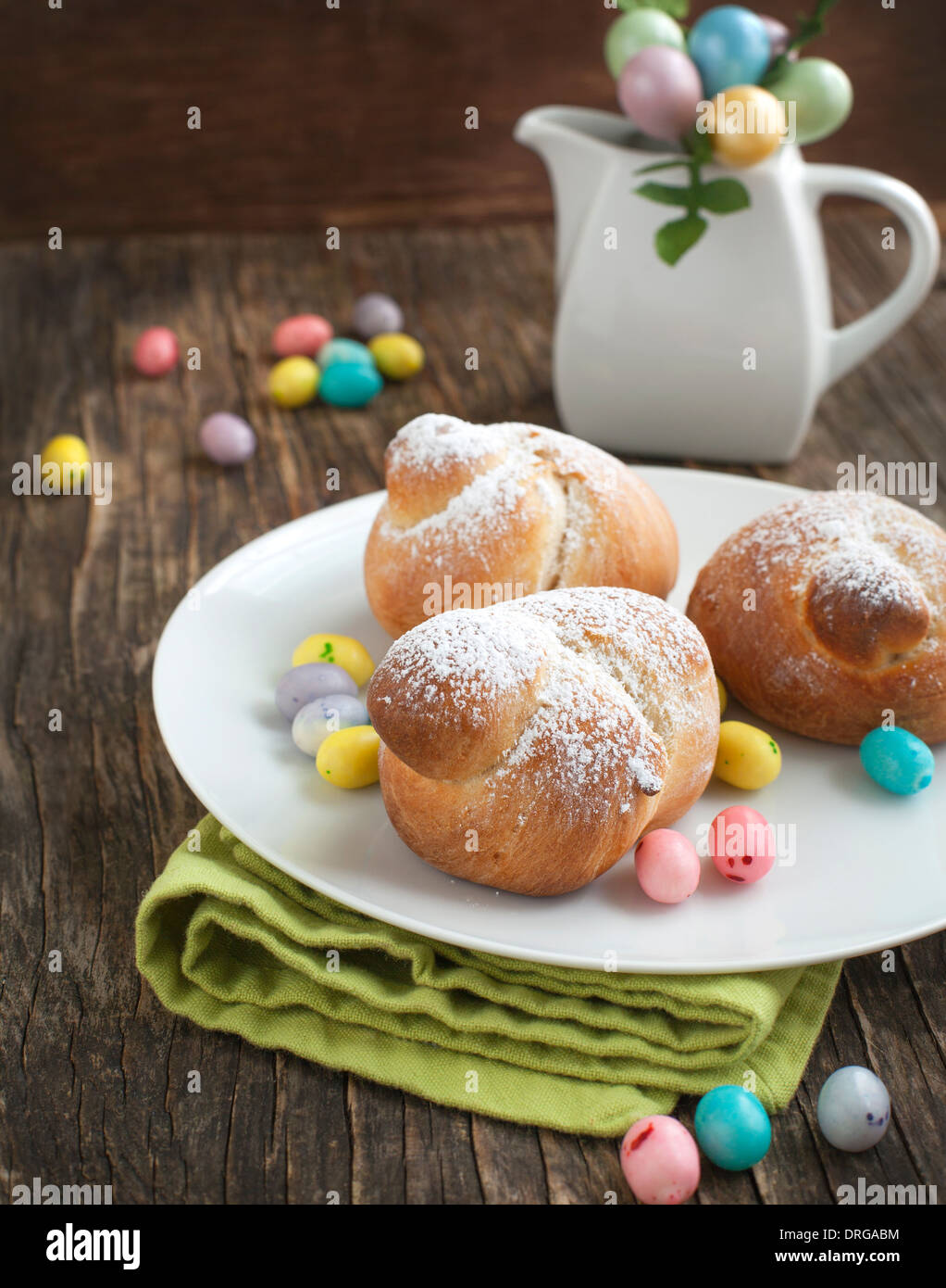 Traditional Easter bird bun Stock Photo - Alamy
