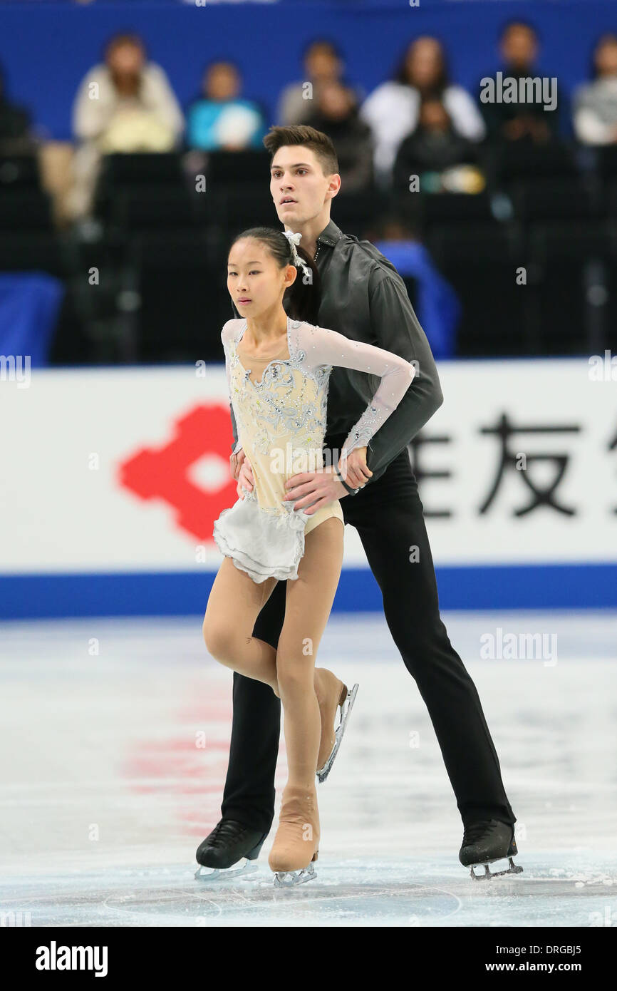 Saitama Super Arena, Saitama, Japan. 23rd Dec, 2013. Ami Koga & Francis ...