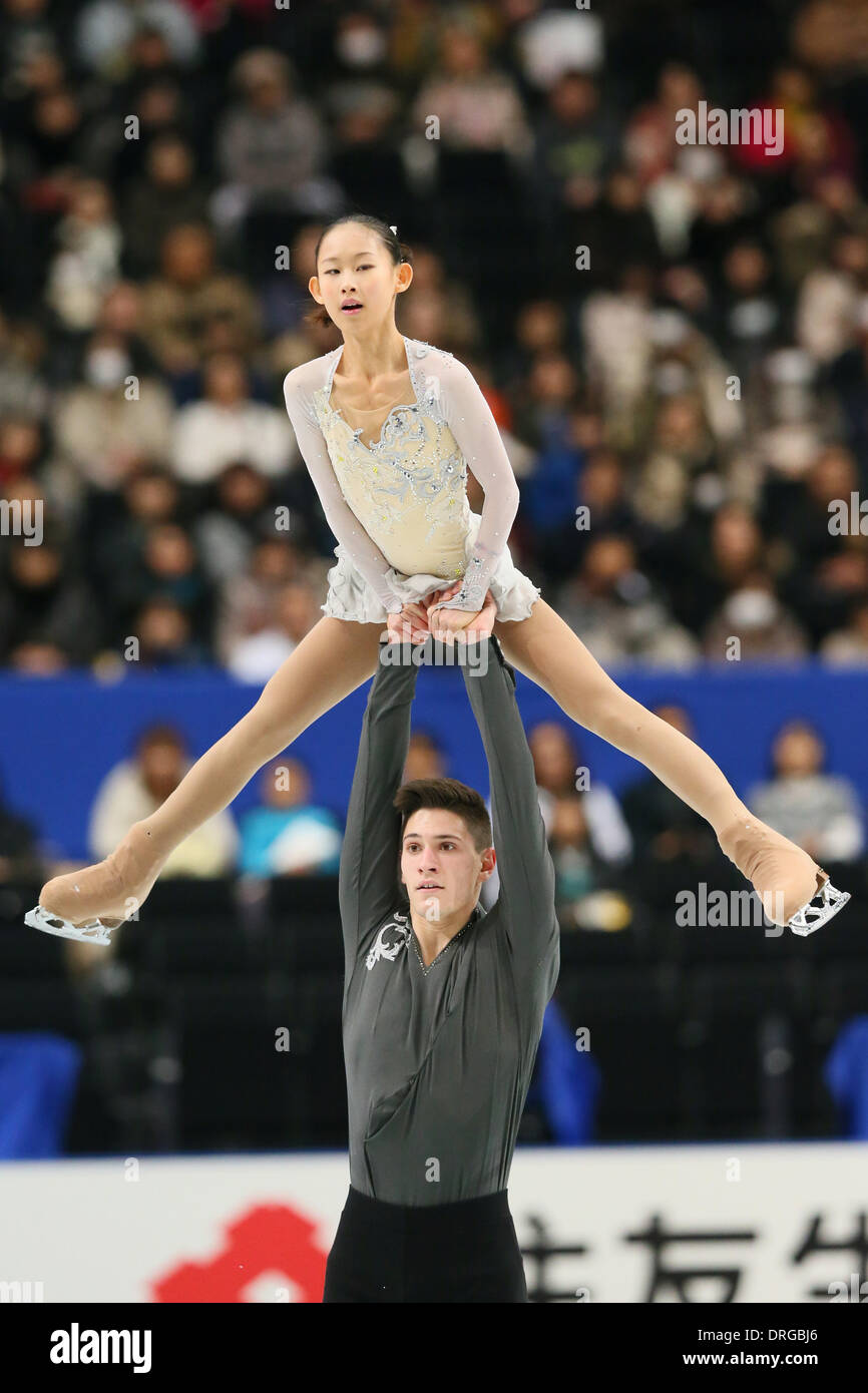 Saitama Super Arena, Saitama, Japan. 23rd Dec, 2013. Ami Koga & Francis ...
