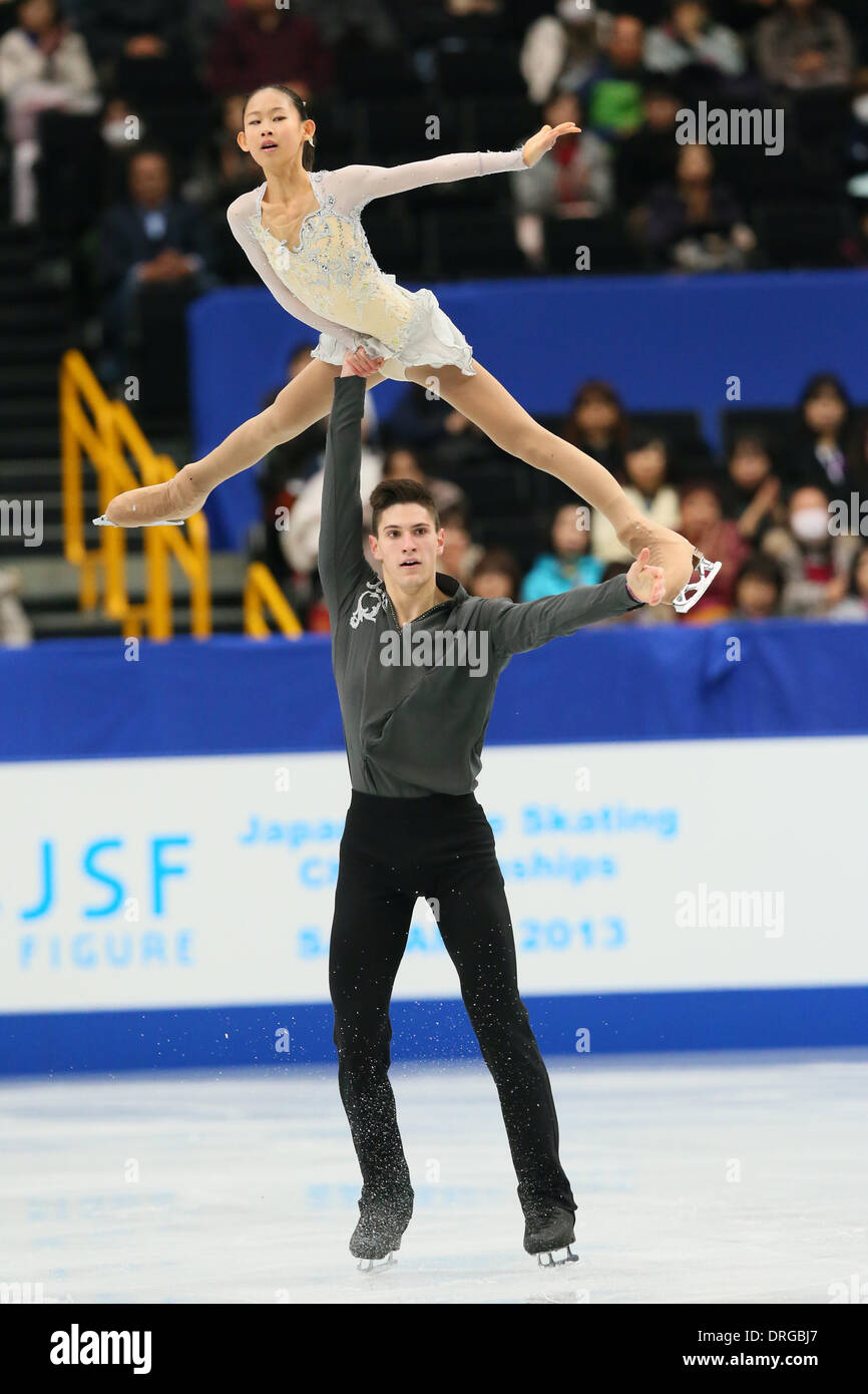 Saitama Super Arena, Saitama, Japan. 23rd Dec, 2013. Ami Koga & Francis ...