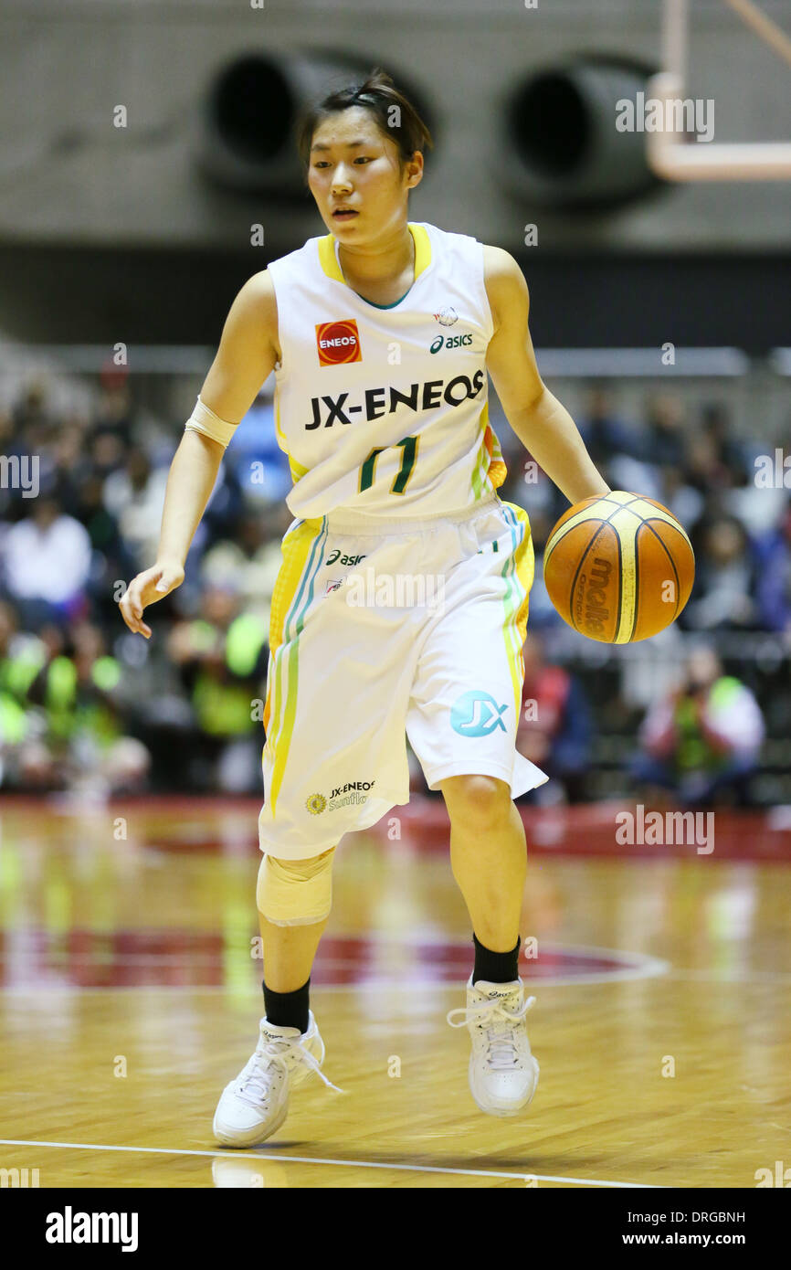 1st Yoyogi Gymnasium, Tokyo, Japan. 12th Jan, 2014. Sayaka Okamoto ...