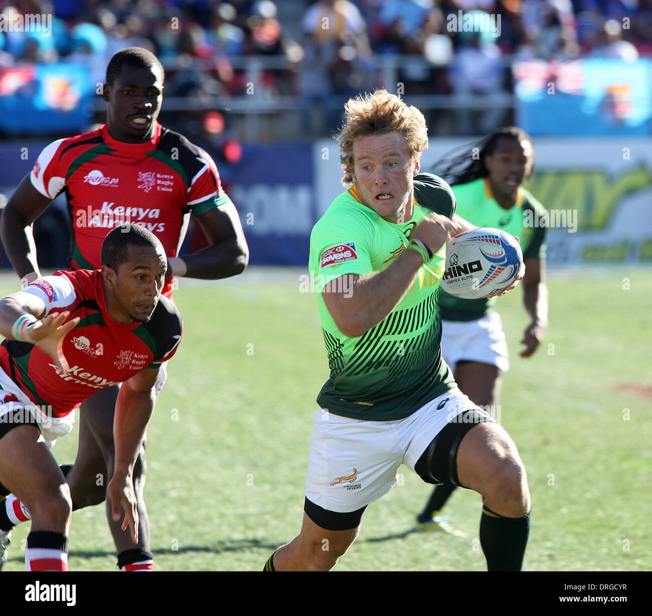 Las Vegas, Nevada, USA. 25th Jan, 2014. South Africa rugby team play ...