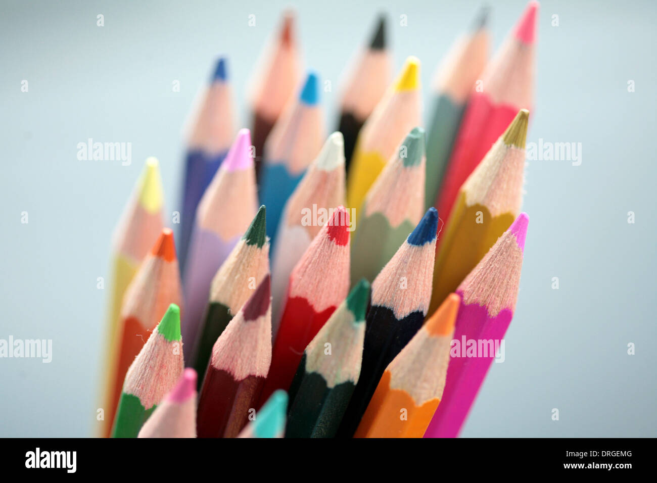 colored pencil compositions Stock Photo - Alamy