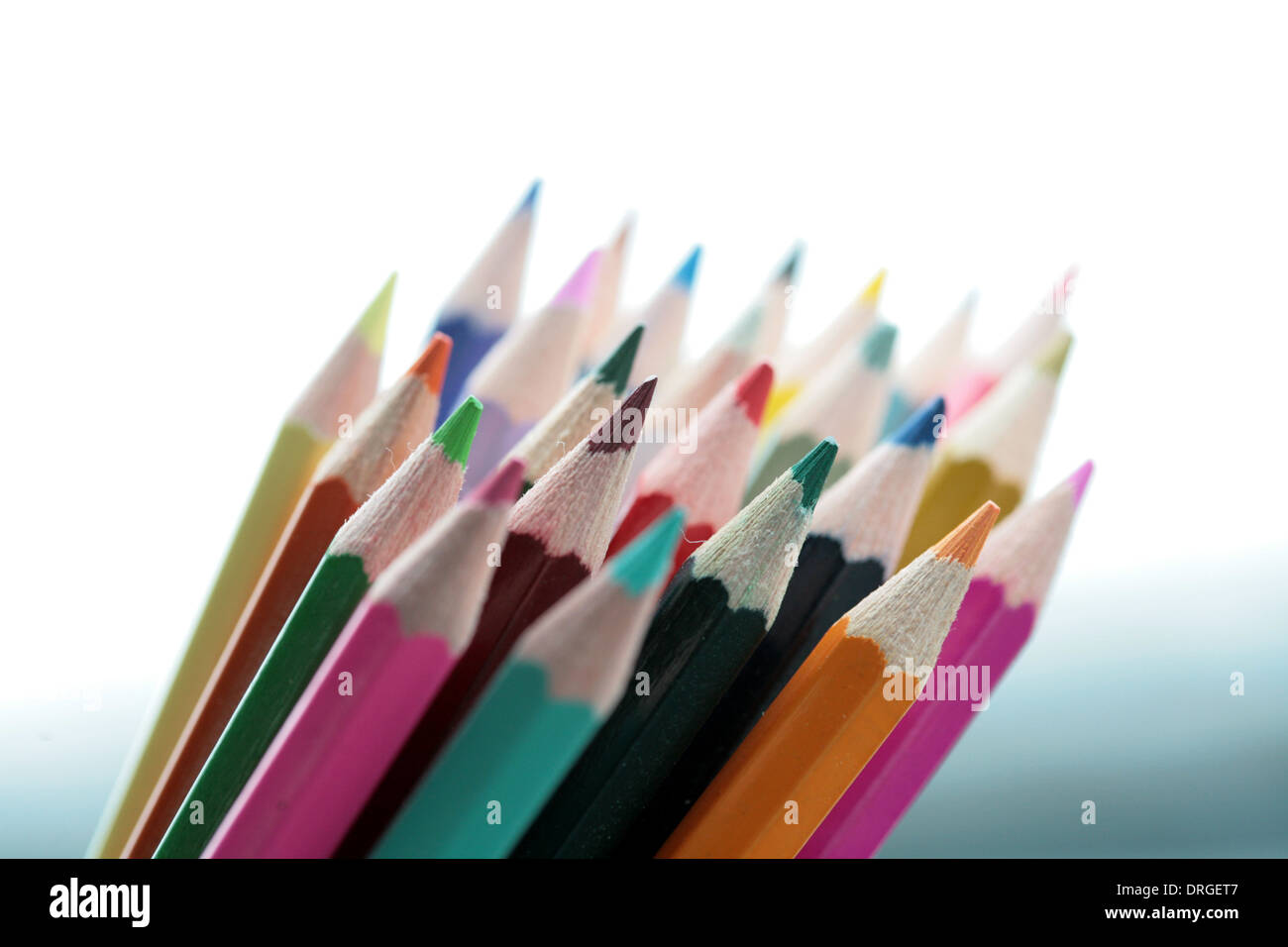 colored pencil compositions Stock Photo - Alamy