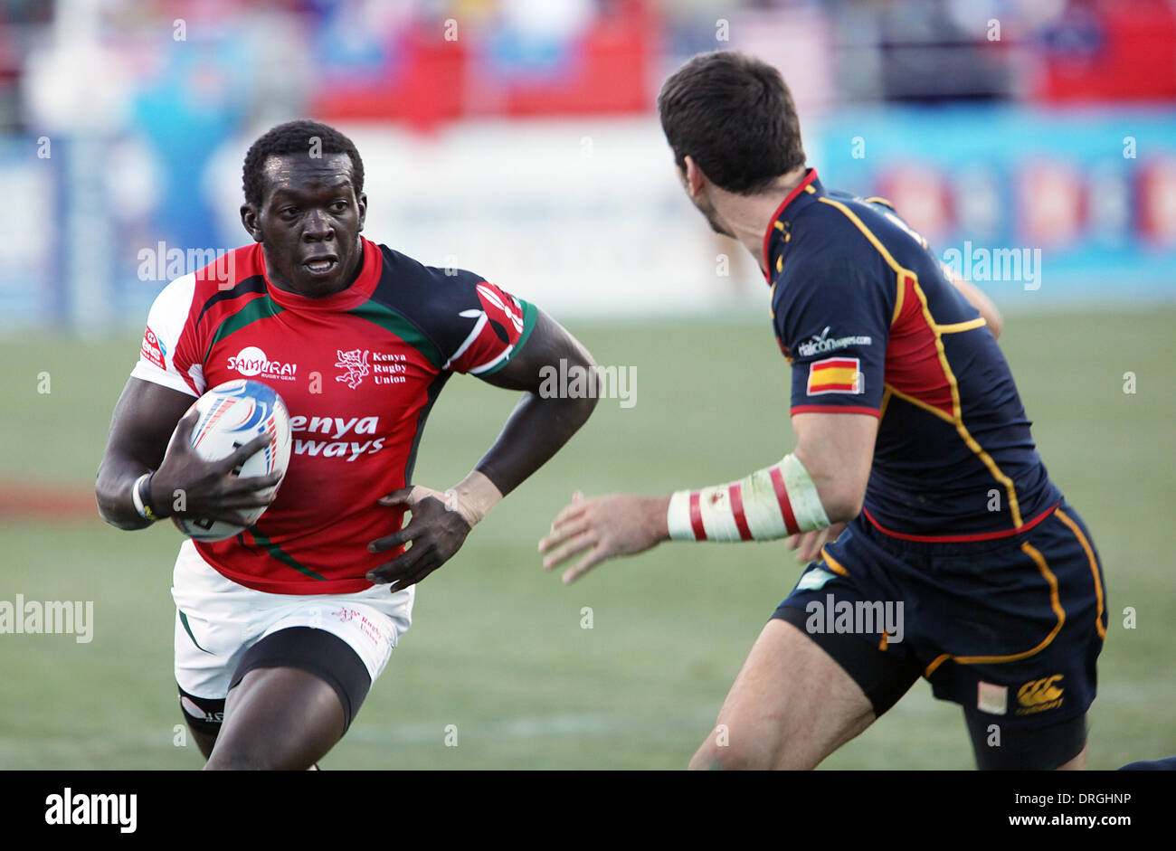 Las Vegas, Nevada, USA. 26th Jan, 2014. Kenya Rugby team plays Spain ...