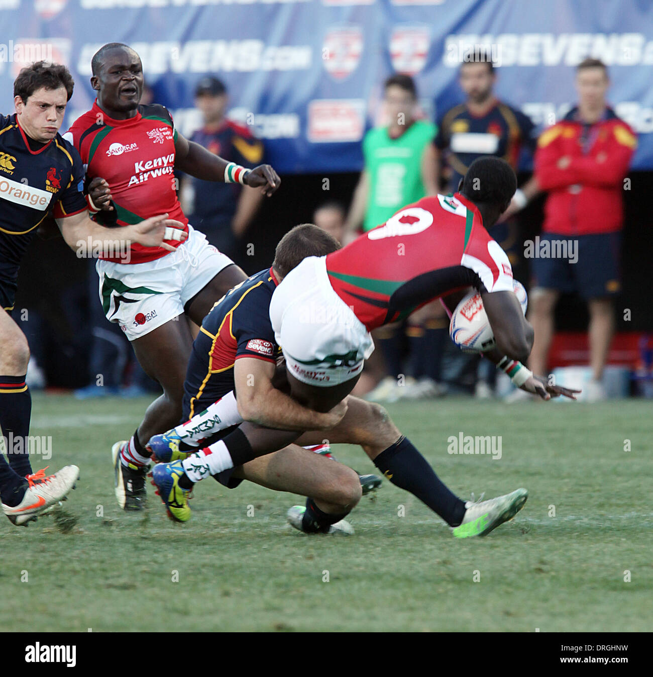 Las Vegas, Nevada, USA. 26th Jan, 2014. Kenya Rugby team plays Spain ...