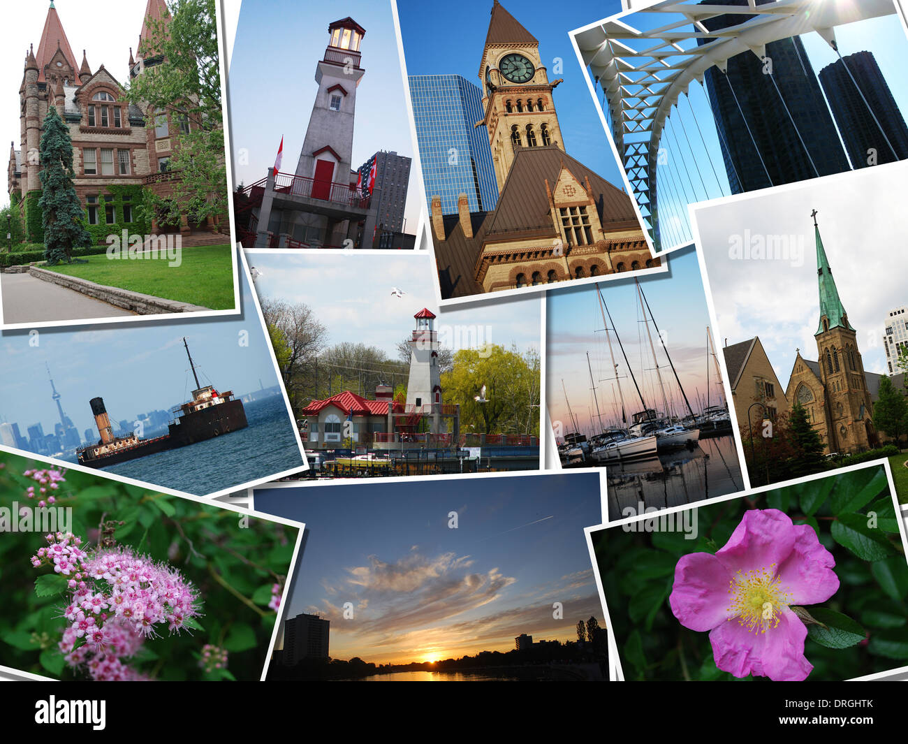 Travel photographs collage Stock Photo - Alamy