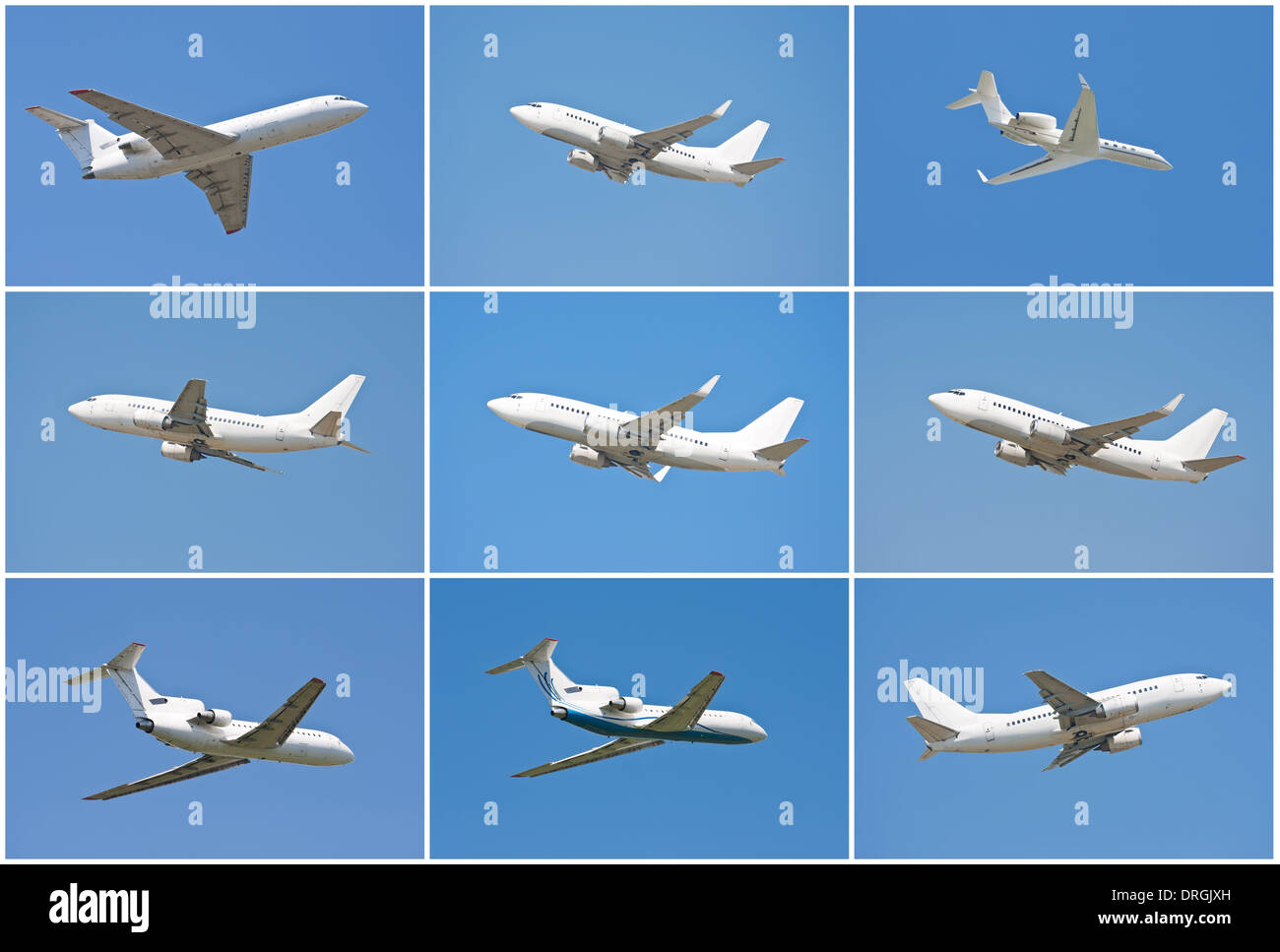 Airplane set collection hi-res stock photography and images - Alamy
