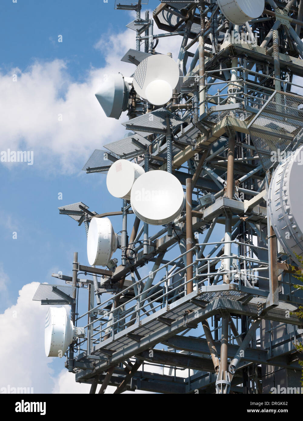 Aerial antennas mast transmitter hi-res stock photography and images ...