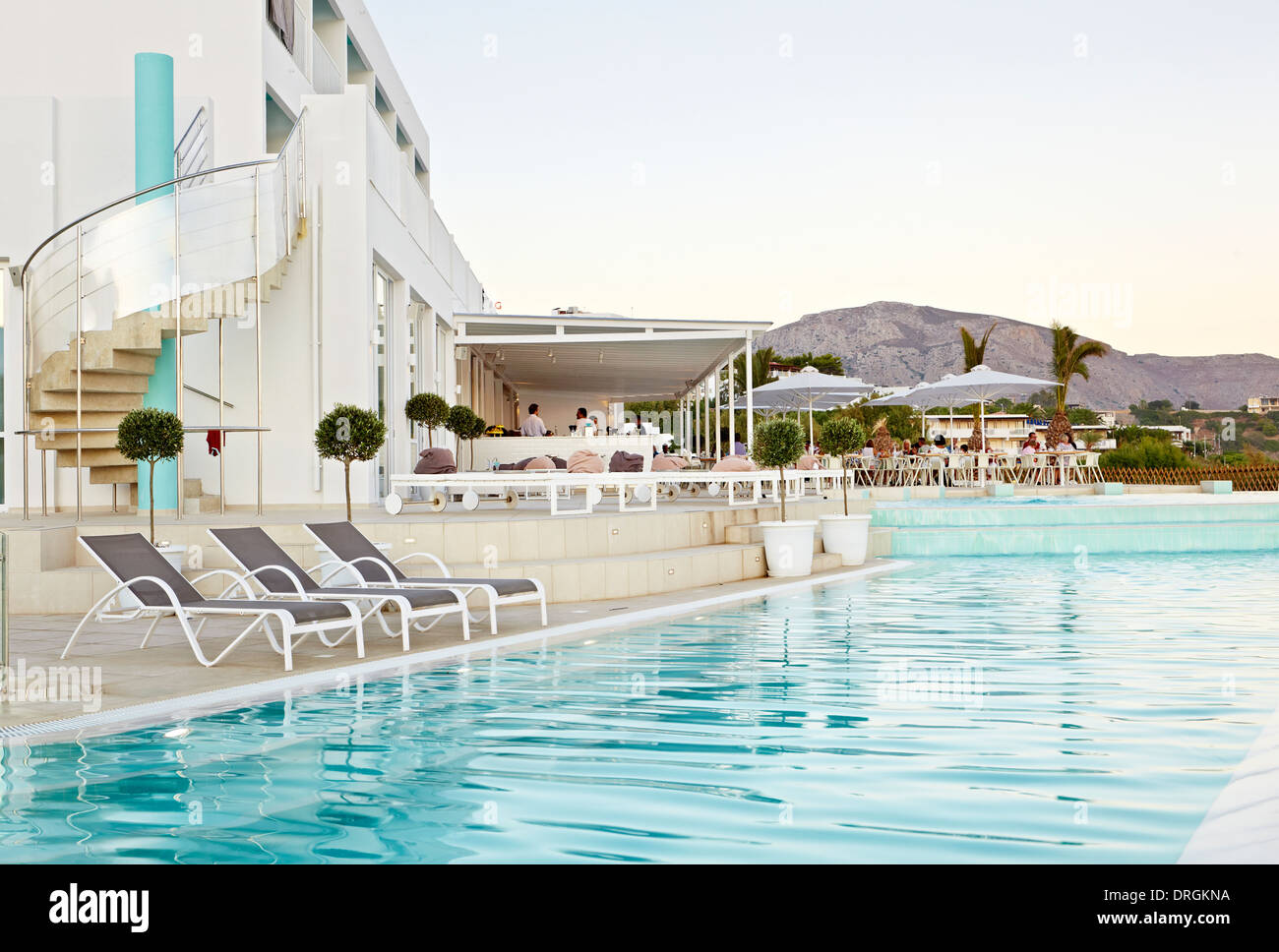 Swimming Pool at Ocean Beach club Stock Photo - Alamy